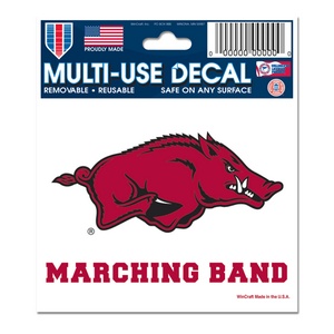 University Of Arkansas Razorbacks Marching Band - 3x4 Ultra Decal at ...
