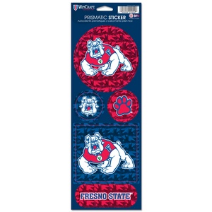 Fresno State University Bulldogs - Prismatic Decal Set at Sticker Shoppe