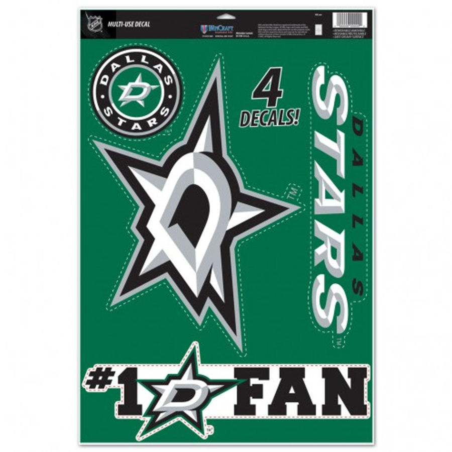 Dallas Stars - Set of 4 Ultra Decals at Sticker Shoppe