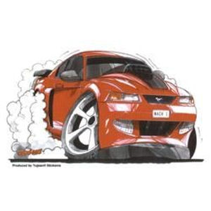 Red Mach 1 - Sticker at Sticker Shoppe