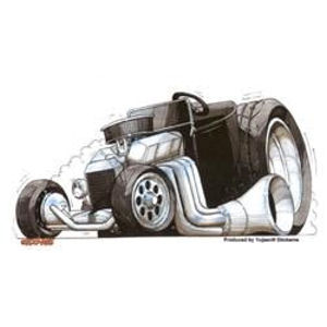 T-Bucket Hot Rod - Sticker at Sticker Shoppe