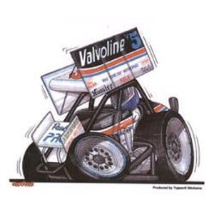 Sprint Car - Sticker at Sticker Shoppe