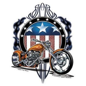 American Chopper Motorcycle - Sticker at Sticker Shoppe
