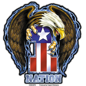 One Nation Eagle - Sticker at Sticker Shoppe