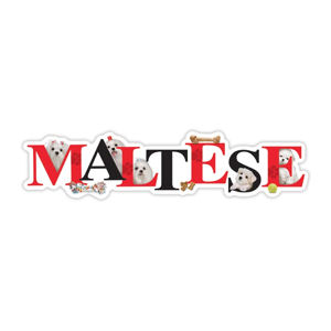 Maltese - Alphabet Magnet at Sticker Shoppe