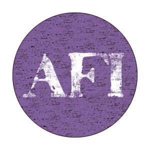 AFI A Fire Inside Purple - Button at Sticker Shoppe