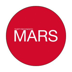 30 Seconds To Mars Red - Pinback at Sticker Shoppe