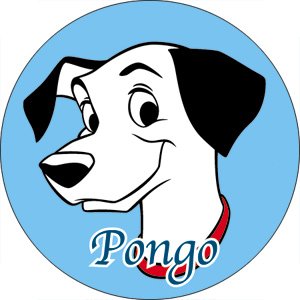 Pongo - Button at Sticker Shoppe