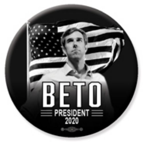 Beto O'Rourke President 2020 Subdued - Button at Sticker Shoppe
