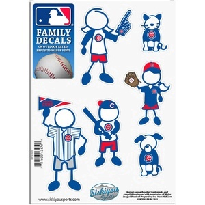 Chicago Cubs - 5x7 Small Family Decal Set at Sticker Shoppe