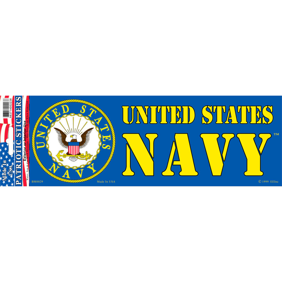 United States Navy - Bumper Sticker at Sticker Shoppe