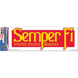 United States Marines Semper Fi - Bumper Sticker at Sticker Shoppe