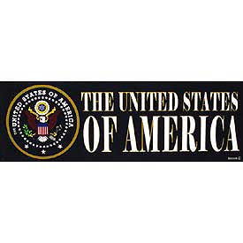 The United States of America - Bumper Sticker at Sticker Shoppe