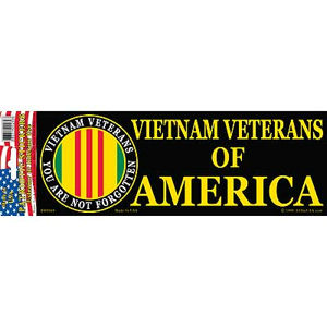 Vietnam Veterans Of America - Bumper Sticker at Sticker Shoppe