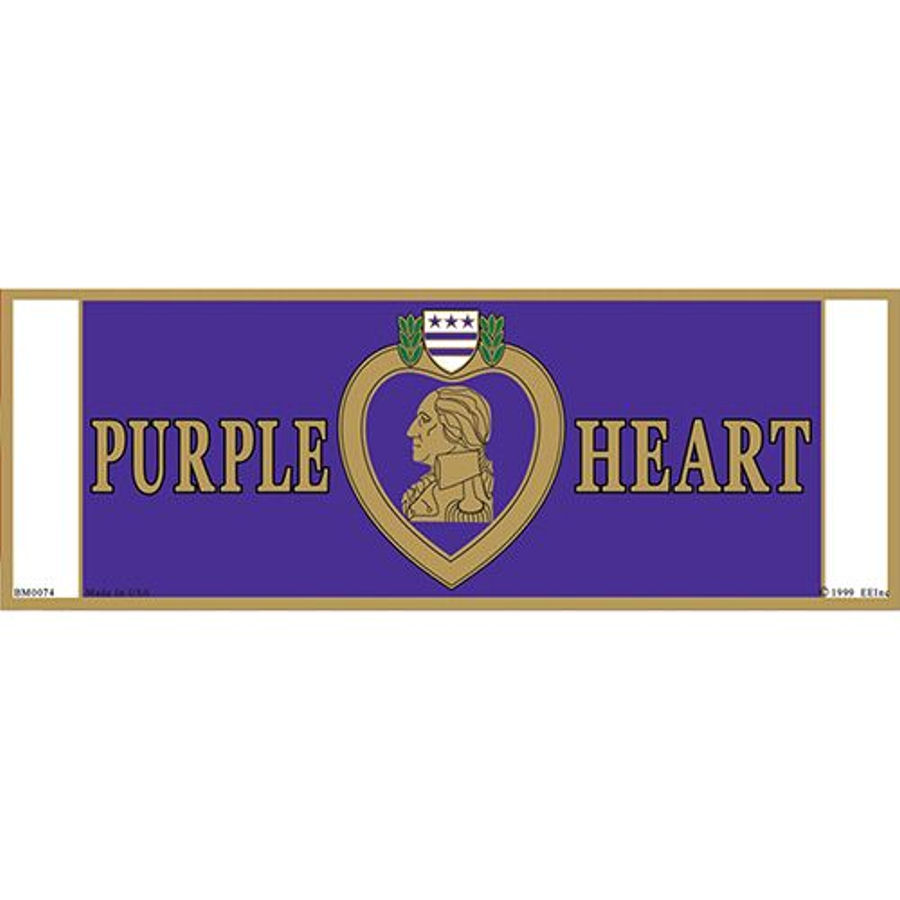 Purple Heart - Bumper Sticker at Sticker Shoppe