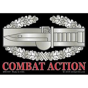 United States Army Combat Action - Bumper Sticker at Sticker Shoppe