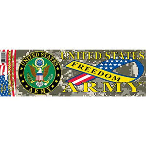 United States Army Freedom - Bumper Sticker at Sticker Shoppe