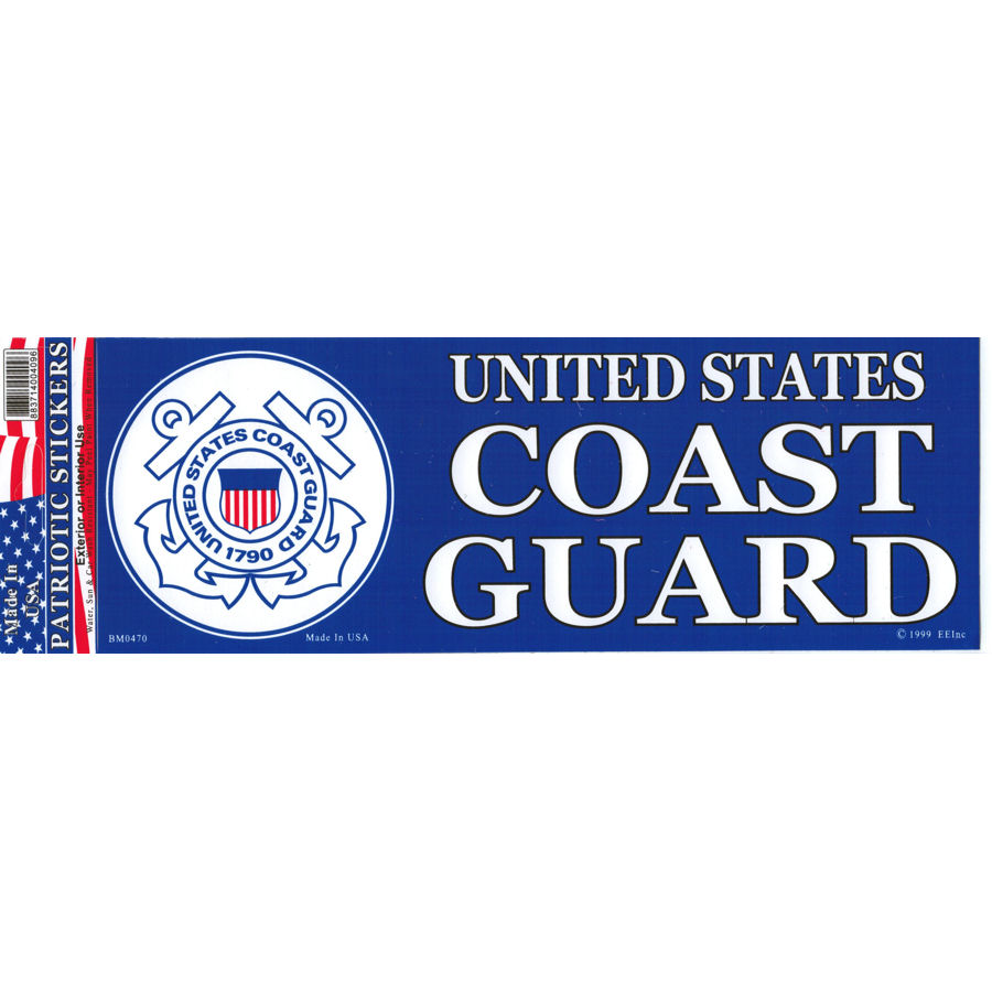 United States Coast Guard Logo - Bumper Sticker at Sticker Shoppe