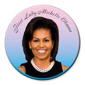 Michelle Obama First Lady 2012 - Button at Sticker Shoppe