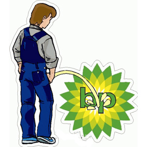 Pee On BP - Sticker at Sticker Shoppe