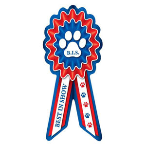Best In Show - Prize Ribbon Magnet at Sticker Shoppe