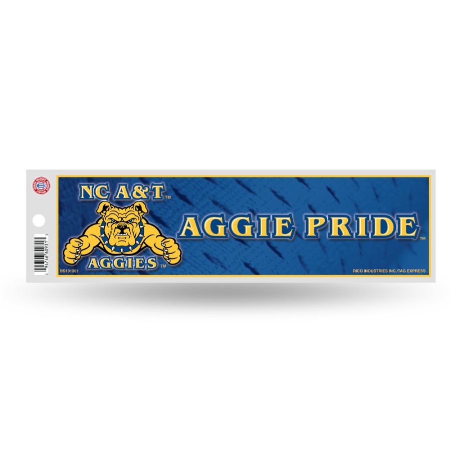 North Carolina A&T University Aggies - Bumper Sticker at Sticker Shoppe