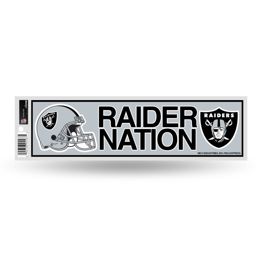 Las Vegas Raiders Raider Nation - Bumper Sticker at Sticker Shoppe
