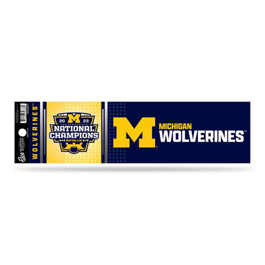 University Of Michigan Wolverines 2024 National Champions - Bumper ...