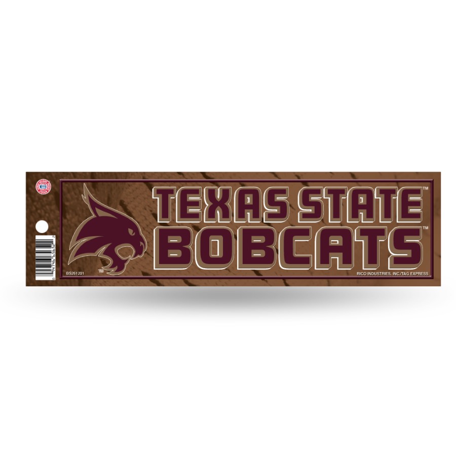 Texas State University Bobcats - Bumper Sticker at Sticker Shoppe