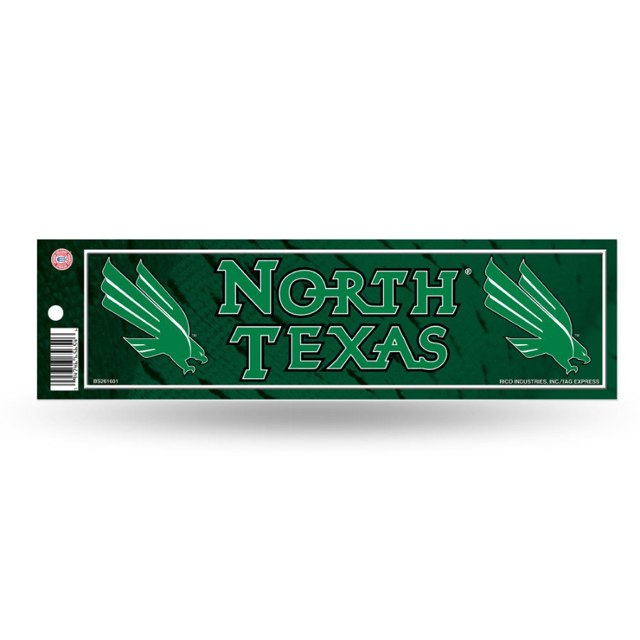 University Of North Texas Mean Green - Bumper Sticker at Sticker Shoppe