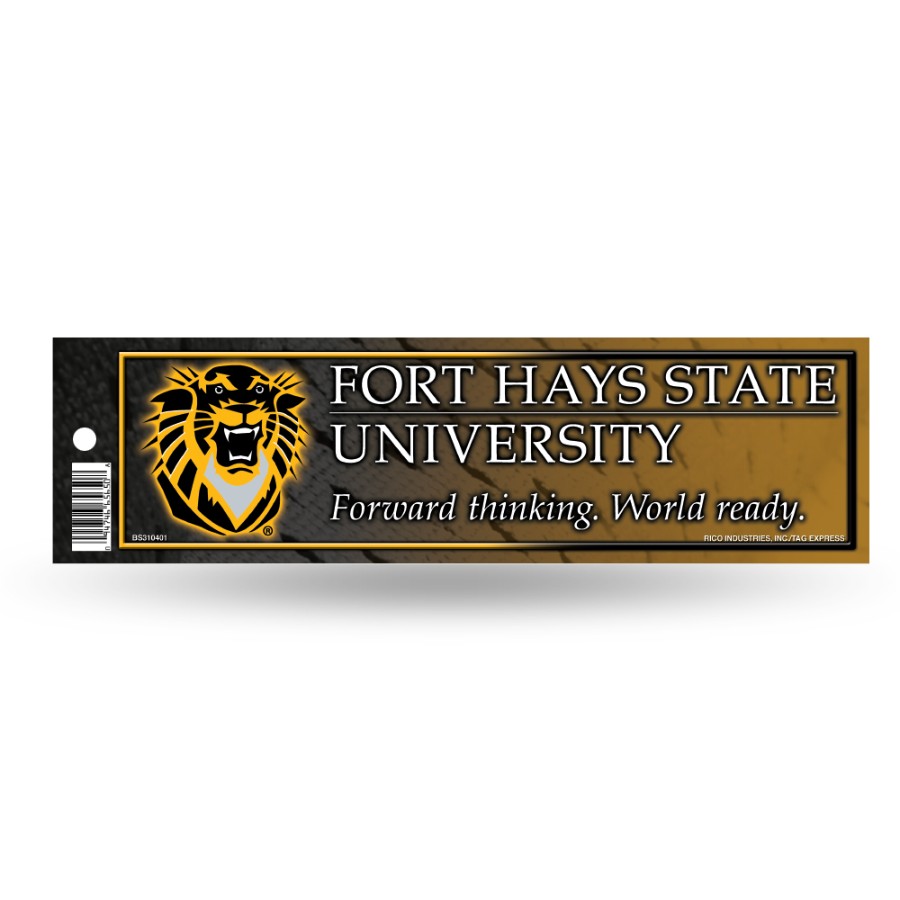 Fort Hays State University Tigers - Bumper Sticker at Sticker Shoppe