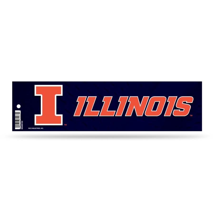 University Of Illinois Fighting Illini - Bumper Sticker at Sticker Shoppe