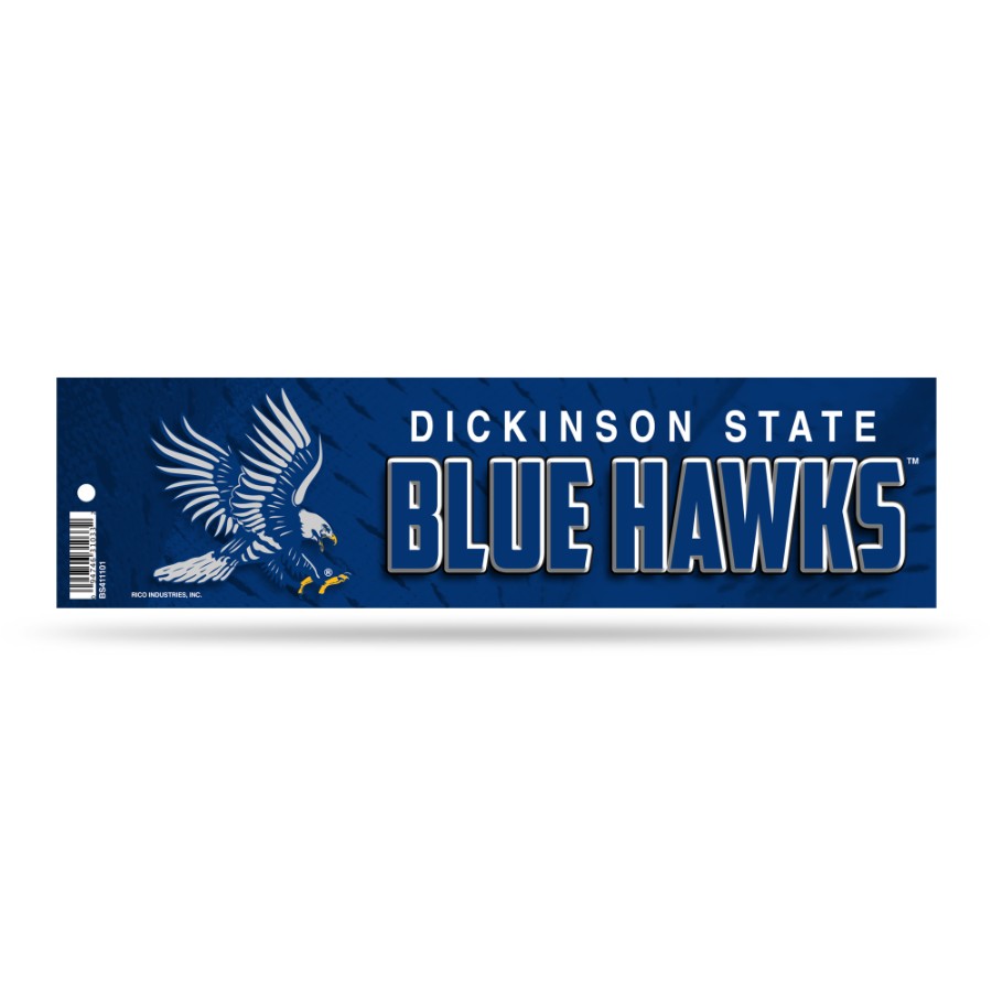 Dickinson State University Blue Hawks - Bumper Sticker at Sticker Shoppe