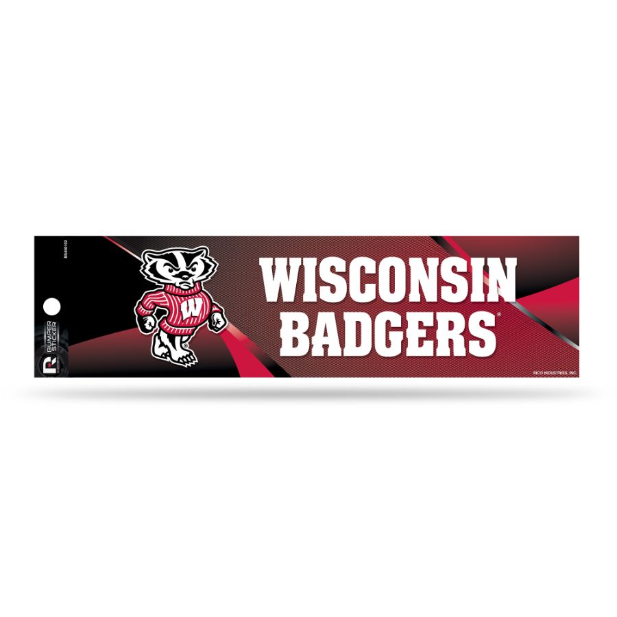 University Of Wisconsin Badgers - Bumper Sticker at Sticker Shoppe