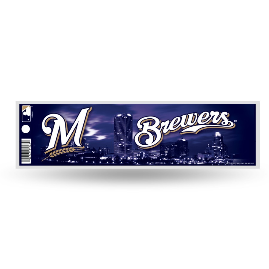 Milwaukee Brewers M Logo - Bumper Sticker at Sticker Shoppe
