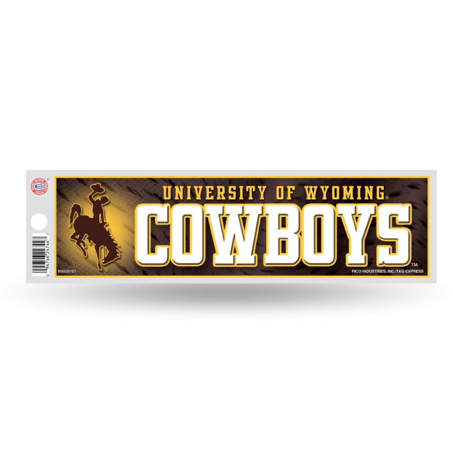 University Of Wyoming Cowboys - Bumper Sticker at Sticker Shoppe
