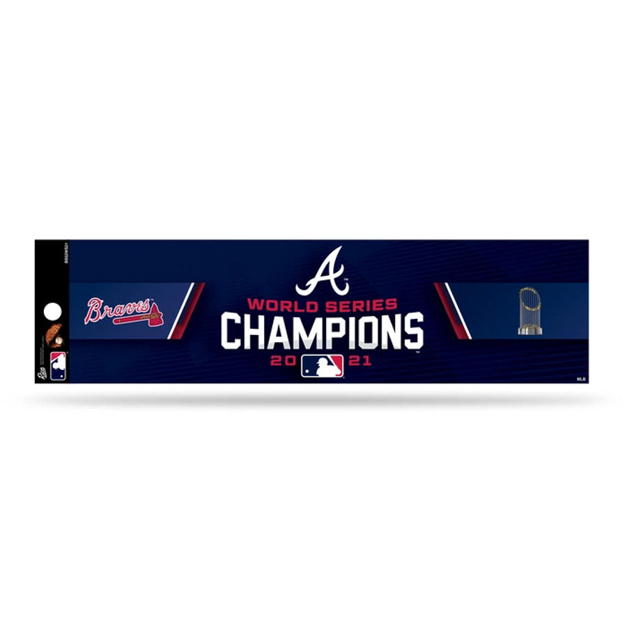Atlanta Braves 2021 World Series Champions - Bumper Sticker at Sticker ...