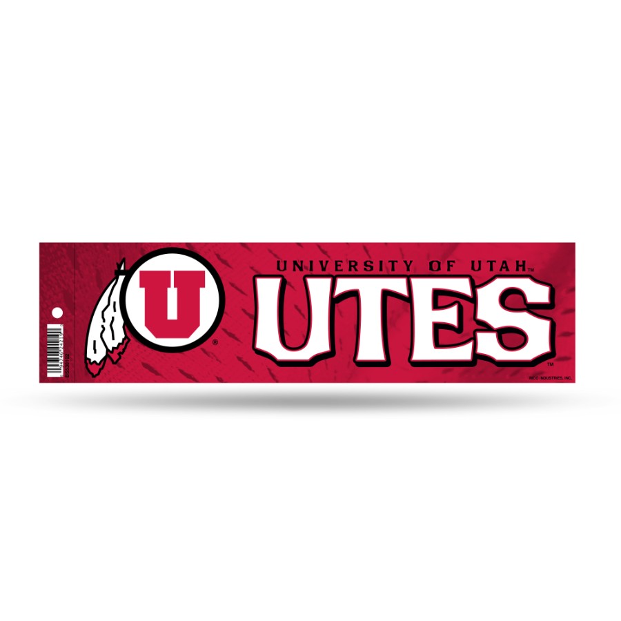University Of Utah Utes - Bumper Sticker at Sticker Shoppe