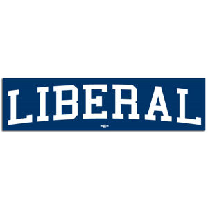 Liberal Blue - Bumper Sticker at Sticker Shoppe