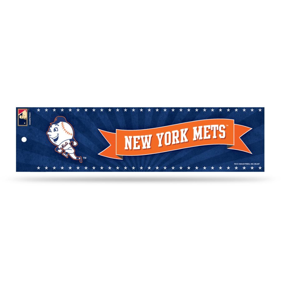 New York Mets Retro - Bumper Sticker at Sticker Shoppe