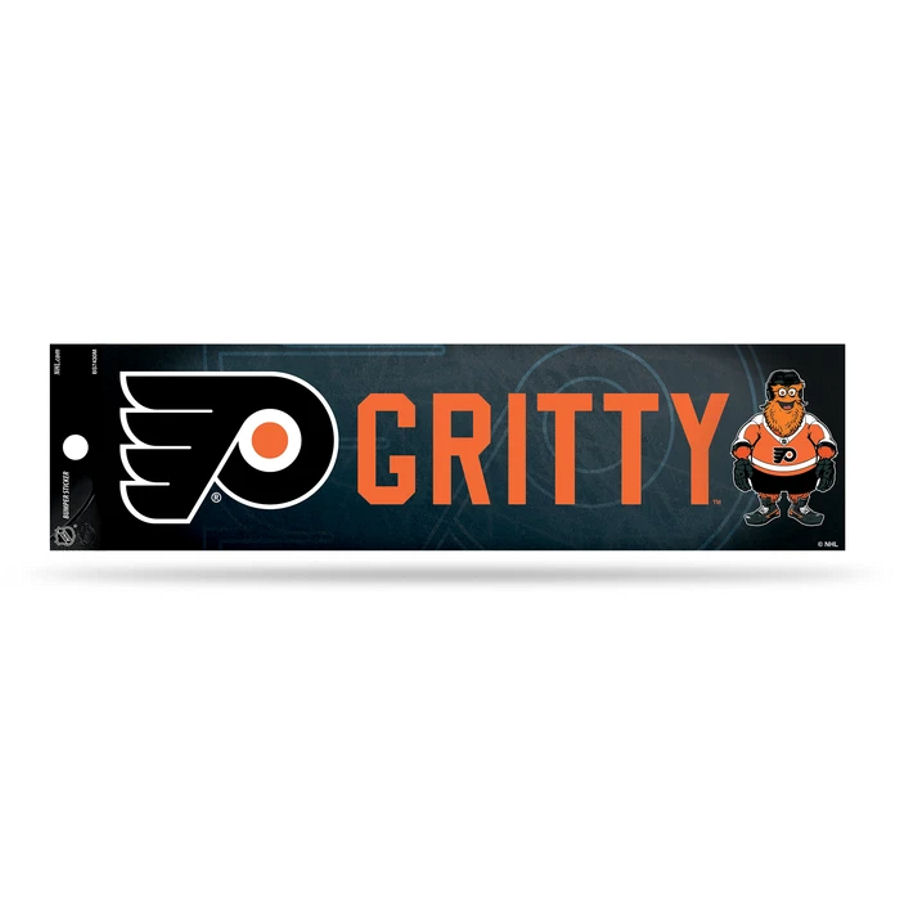 Philadelphia Flyers Mascot Gritty - Bumper Sticker at Sticker Shoppe