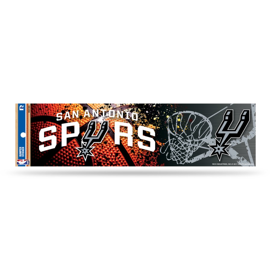 San Antonio Spurs Logo - Bumper Sticker at Sticker Shoppe