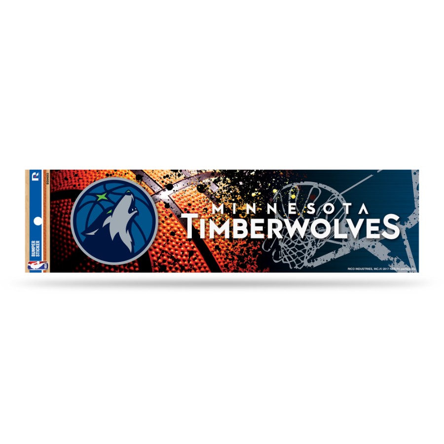 Minnesota Timberwolves Logo - Bumper Sticker at Sticker Shoppe