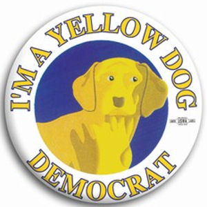 Yellow Dog Democrat - Button at Sticker Shoppe