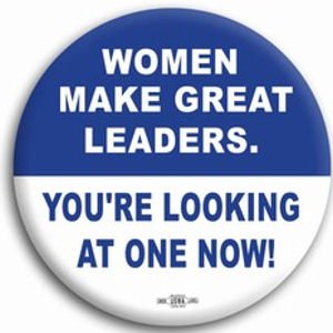 Women Make Great Leaders - Button at Sticker Shoppe