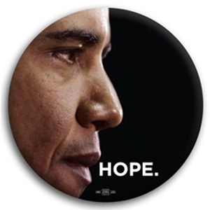 Obama Hope - Button at Sticker Shoppe