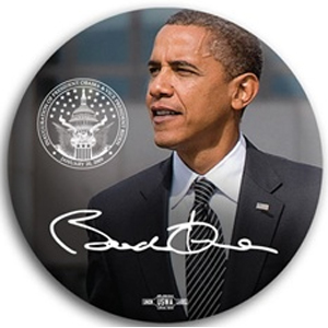 Obama Signature - Button at Sticker Shoppe