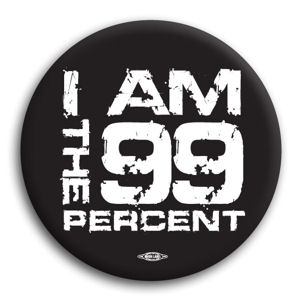 I Am The 99% - Button at Sticker Shoppe