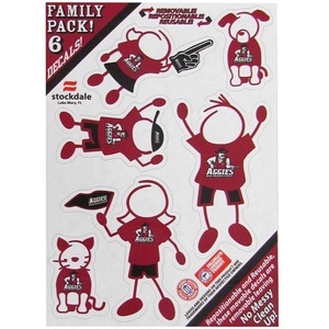 New Mexico State University Aggies - 5x7 Small Family Decal Set at ...