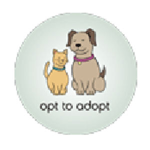 Opt To Adopt - Circle Magnet at Sticker Shoppe